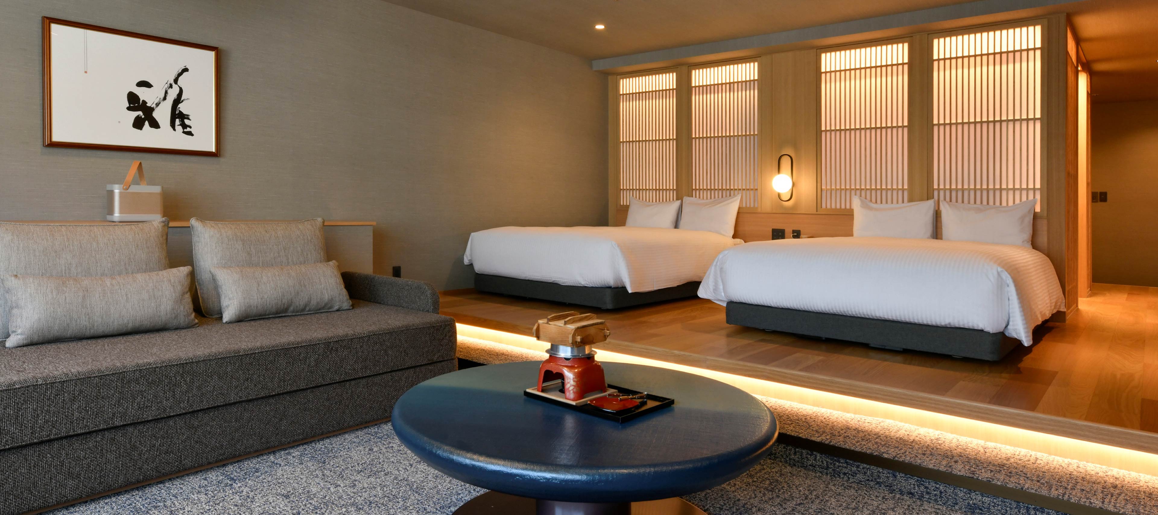 시티뷰 트윈 | 객실 |조잔케이온천 하나모미지.홋카이도의 온천 여관【공식 홈페이지】