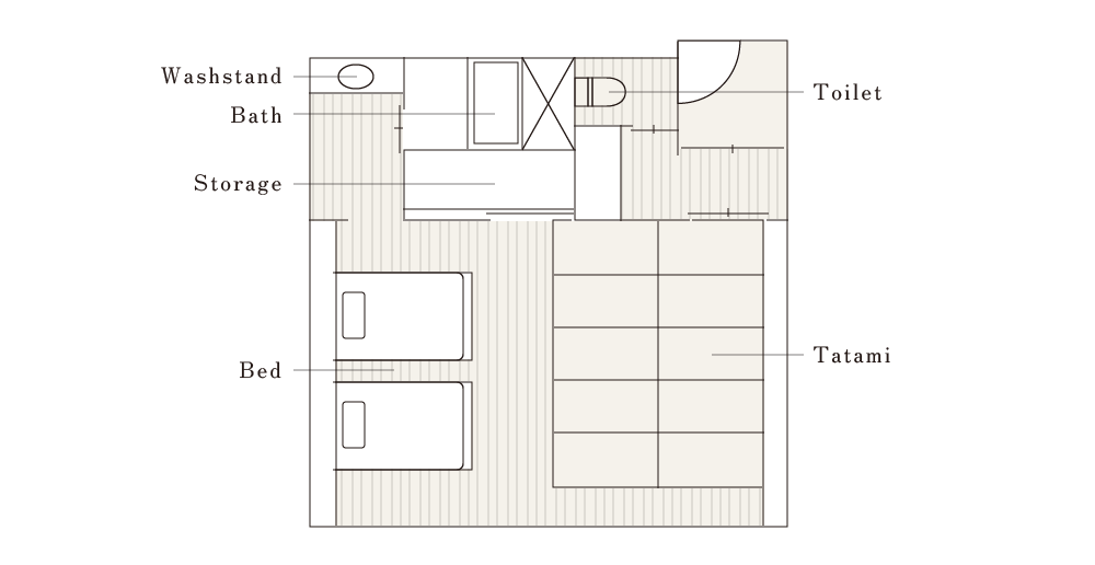 Modern Japanese-Western Room | Guest rooms |SHIKAnoYU | Jozankei onsen ...